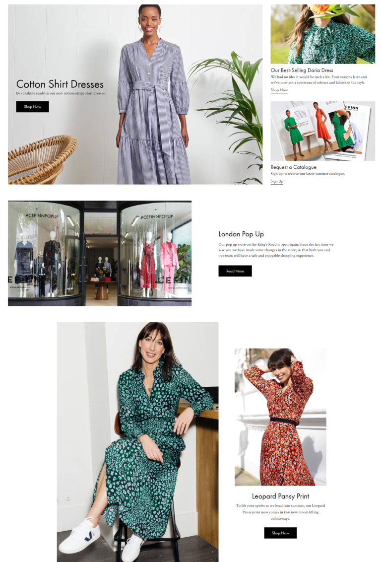 +72% Revenue for Cefinn | Magento 2 to Shopify Plus Case Study
